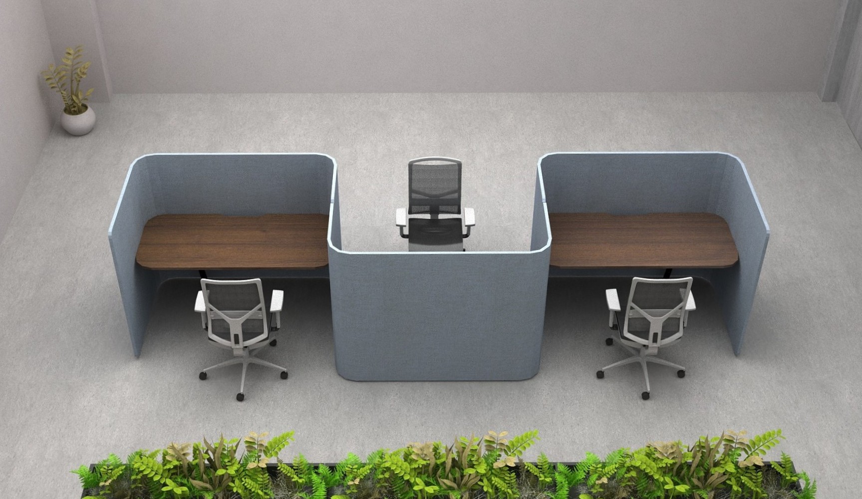 X10 WorkPod + Sofa – Technigroup